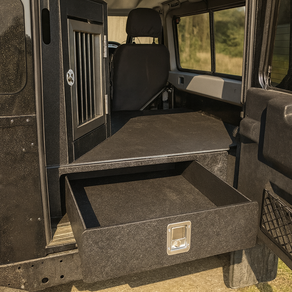 Land Rover Defender Gun Drawers with FREE Drawer Dividers (Worth £150 ...